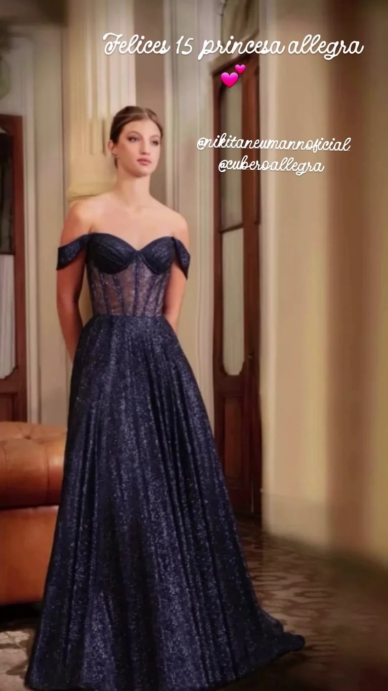 Allegra Cubero celebró sus 15 en Punta del Este: así festejó con Nicole ...