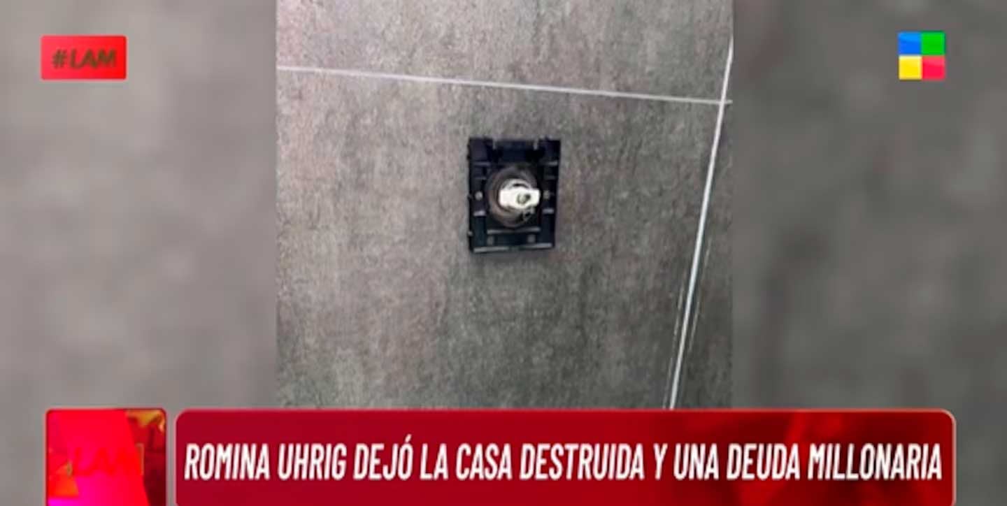 Las fotos de cómo dejó su casa Romina Uhrig y cuál es la deuda que ...