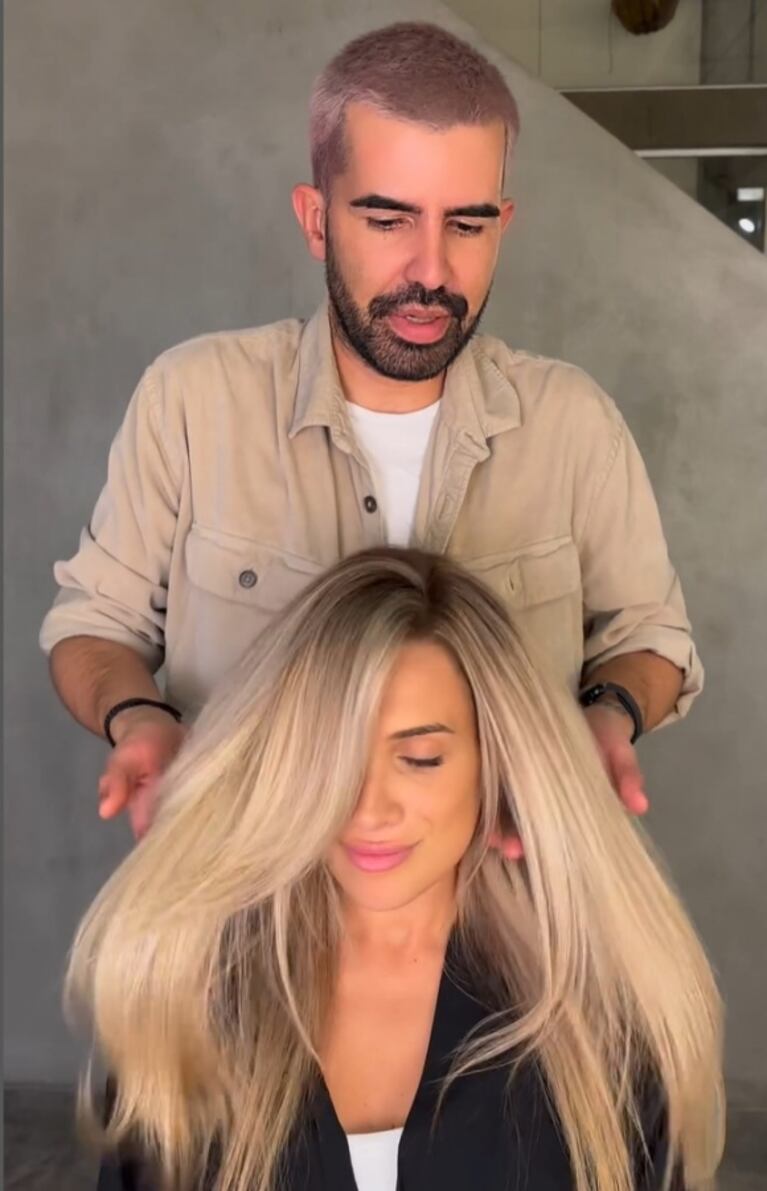 Camila Homs se hizo un jugado cambio de look: mega rubio y flequillo ...