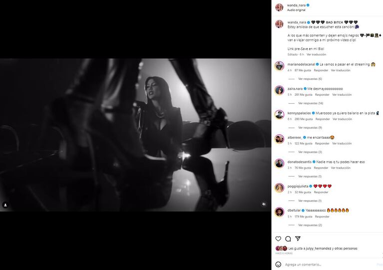 Así es el adelanto del primer tema musical de Wanda Nara | Ciudad Magazine