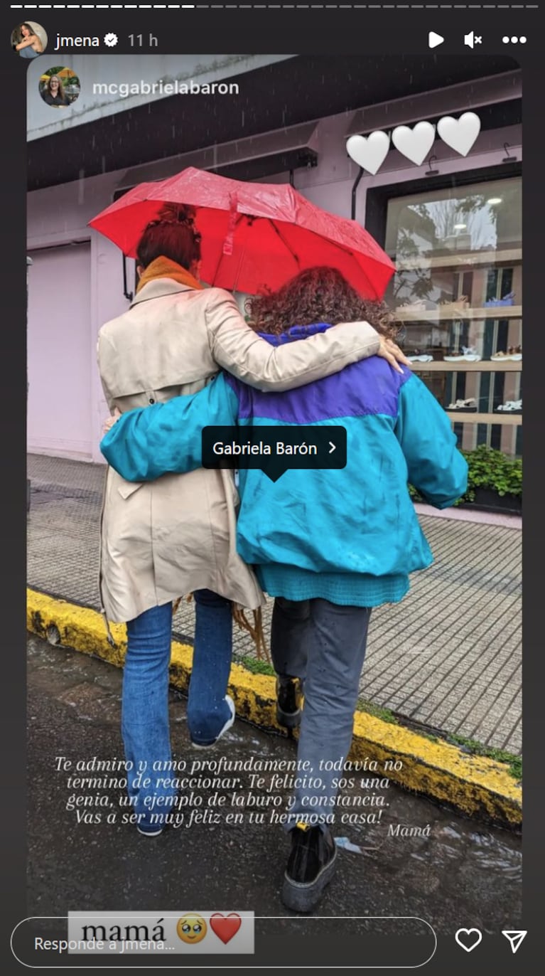 El dulce mensaje de la madre de Jimena Barón a su hija por cumplir su ...