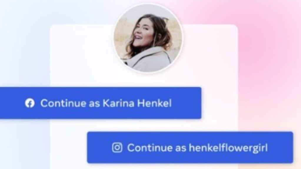 La nueva interfaz de Meta permite cambiar entre los perfiles de ...