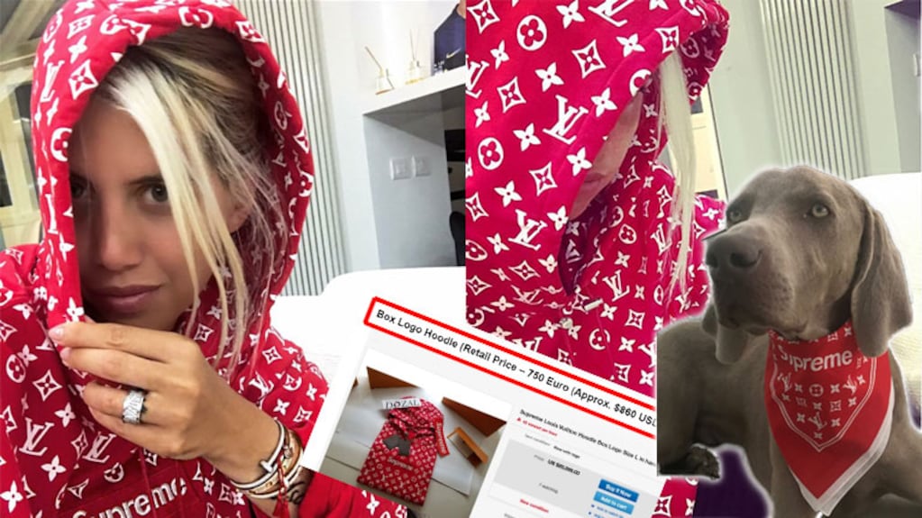 El ostentoso look de Wanda Nara y su perro Coco... ¡por el que bloqueó ...